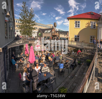 Cafe, City, Iceland, Reykjavik Stock Photo - Alamy