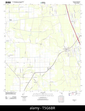 USGS TOPO Map Florida FL Madison SW 20120724 TM Restoration Stock Photo ...