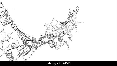 Urban vector city map of Buzios, Brazil Stock Vector Image & Art - Alamy