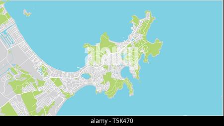 Urban vector city map of Buzios, Brazil Stock Vector Image & Art - Alamy