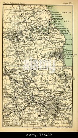 Illustration from 'A Hand-book to Newcastle-on-Tyne', depicting the ...