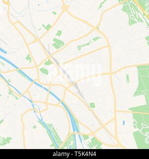 Street roads map of BAMBERG, GERMANY Stock Vector Image & Art - Alamy