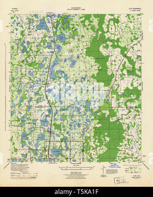 Lutz, Florida, map 1944, 1:31680, United States of America by Timeless ...