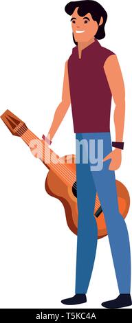 musician profession labour day vector illustration design Stock Vector ...