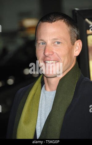 Lance Armstrong. 14 December 2006 - Hollywood, California. "We Are ...