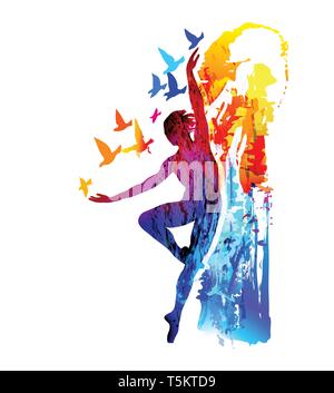 Ballet Dancer ballerina Stock Vector Image & Art - Alamy