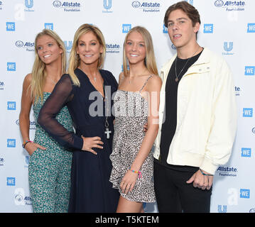 Stephanie Argyros, Ashley Gehl, Lola Gehl and Gunnar Gehl at WE Day ...