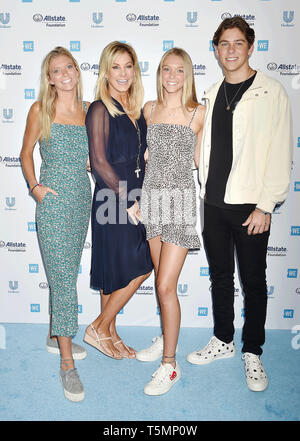 INGLEWOOD, CA - APRIL 25: (L-R) Ashley Gehl, Stephanie Argyros, Lola ...