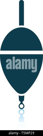 Icon of float . Shadow reflection design. Vector illustration Stock ...