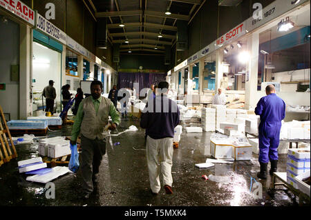 The fish section of the Birmingham Wholesale Market. 12/10/2007 Stock ...