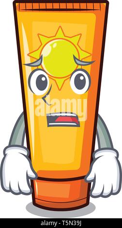 Afraid cute sun character cartoon Stock Vector Image & Art - Alamy