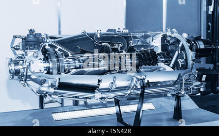 Turbine Engine Profile PT6A. Aviation Technologies. Aircraft jet engine ...