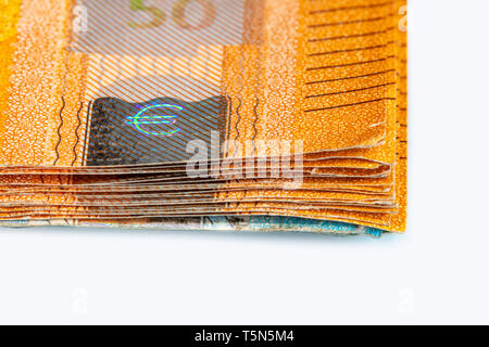 1000 Euro note on white background, close-up Stock Photo - Alamy
