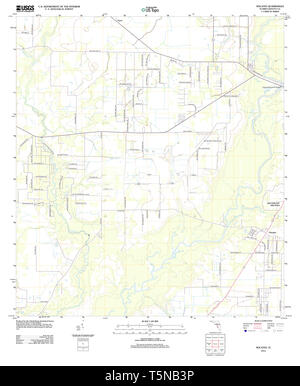 USGS TOPO Map Florida FL Madison SW 20120724 TM Restoration Stock Photo ...