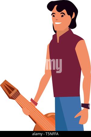 musician profession labour day vector illustration design Stock Vector ...