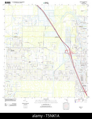 USGS TOPO Map Florida FL Felda NE 20120709 TM Restoration Stock Photo ...