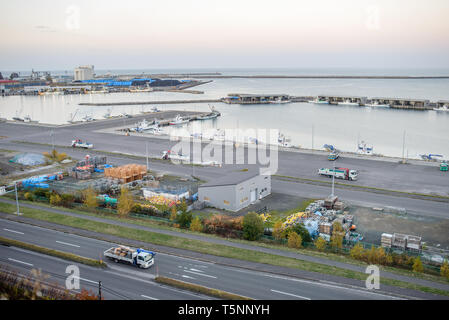 Abashiri port area, Hokkaido island, Japan Stock Photo - Alamy