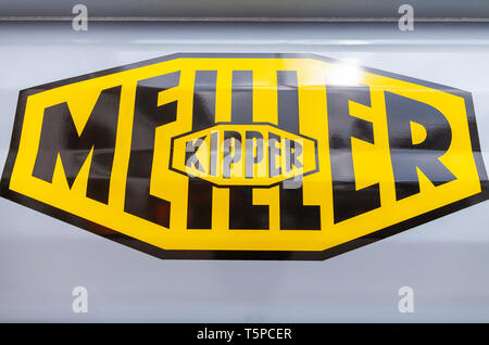 Meiller Kipper logo Stock Photo - Alamy