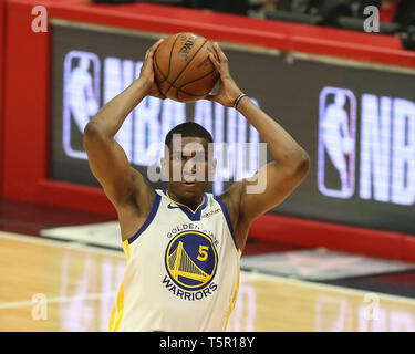 Golden State Warriors center Kevon Looney during an NBA basketball game ...