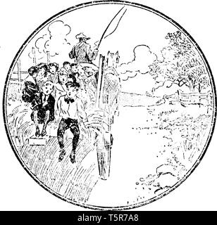 Hayride- An Illustration of a Hayride Stock Vector Image & Art - Alamy