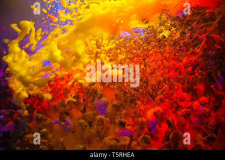 Foam Party. Amnesia Discoteque. San Rafael. Ibiza. Balearic Islands ...