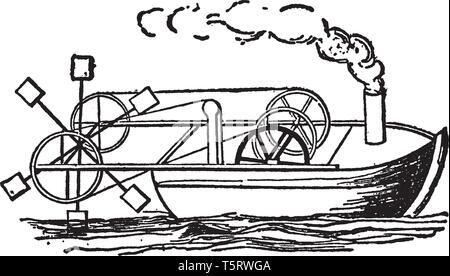 Steam Boat is a boat that is propelled primarily by steam power ...