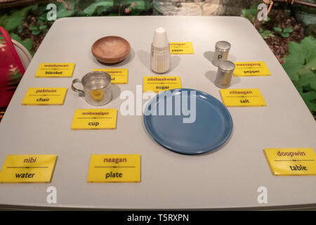 Mt. Pleasant, Michigan - An exhibit at the Ziibiwing Center of ...