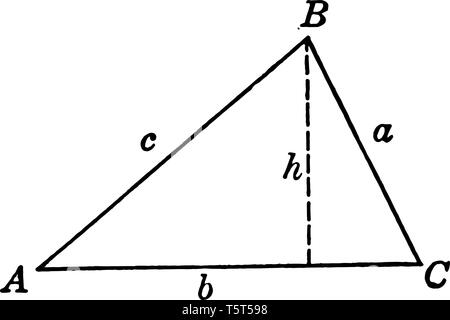 This is an image of triangle ABC. A, B, C are the sides of this ...