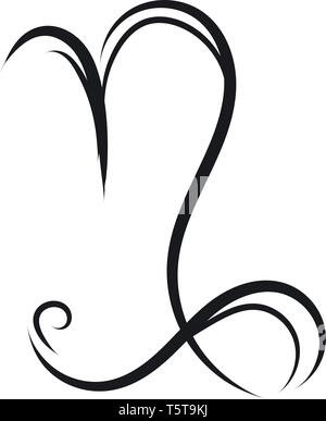 Capricorn icon sign. symbol on nine round colourful buttons. Vector ...