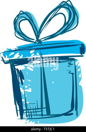 gift box present with tag vector illustration design Stock Vector Image ...