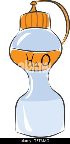 Reusable bottle for water line icon on white Stock Vector Image & Art ...