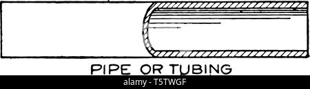 Conventional Breaks Symbols of Pipe or Tubing without Cutting Diameter ...