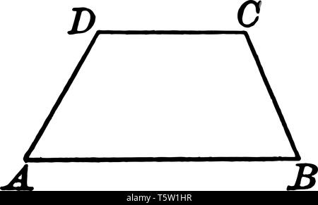 An image showing the trapeze. Quadrilateral that does not have two ...