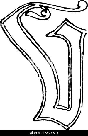 Old English of T which is an Old English letter from the tomb of ...