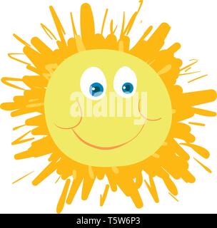 happy sun emoji Stock Vector Image & Art - Alamy