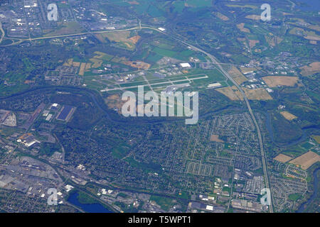 Aerial view of Reading Airport, Pennsylvania Stock Photo - Alamy