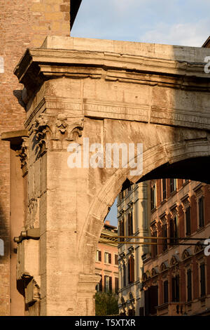 Rome. Italy. Arch of Gallienus (Arco do Gallieno), the ancient Roman ...
