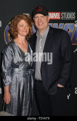 Caitlin Feige and Kevin Feige at Marvel Studios' "Avengers: Endgame ...
