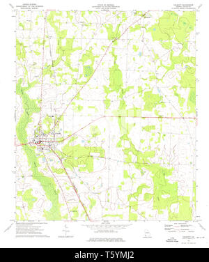 Map of Colquitt in Georgia Stock Photo - Alamy
