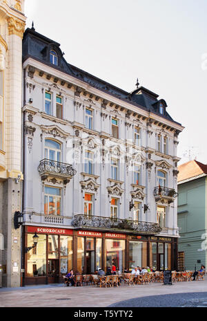 The Main Square (Hlavné námestie) in the Old Town of Bratislava ...