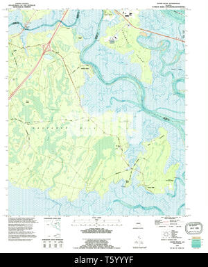 Dover Bluff, Georgia, map 1993, 1:24000, United States of America by ...