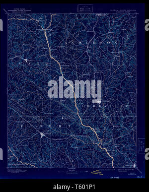 Elberton, Georgia, map 1893, 1:125000, United States of America by ...