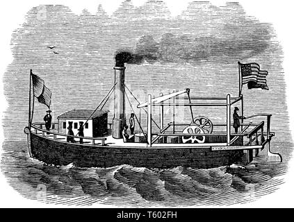 Fitch Steamboat was most famous for operating the first steamboat ...