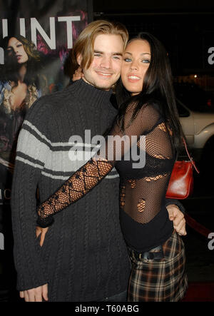 David Gallagher & girlfriend Meagan Fox at the "The Texas Chainsaw ...