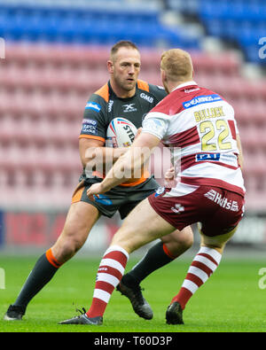 27th April 2019 , DW Stadium, Wigan, England; Betfred Super League ...