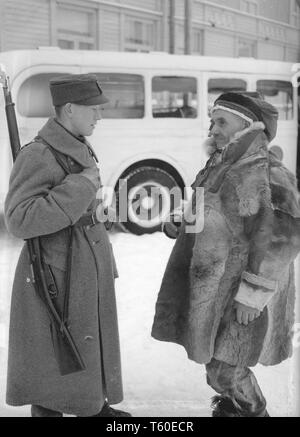 sami people in the north of Finland Stock Photo - Alamy