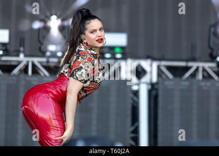 Spanish singer Rosalia (Rosalía Vila Tobella) during Something In The ...