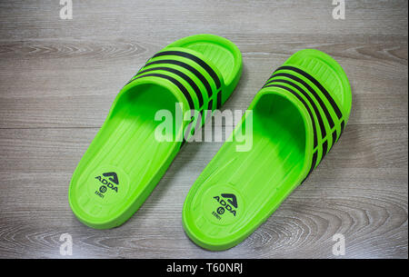 Chiangmai, Thailand - April 28 2019: ADDA Shoe, Product of thailand by ...