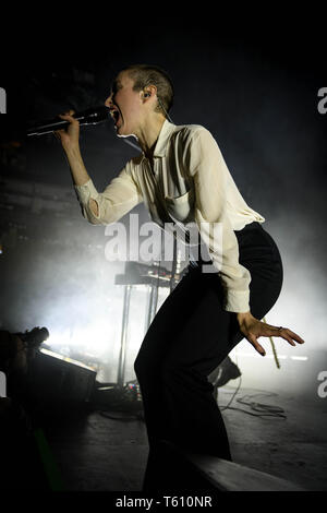 April 26, 2019 - Toronto, Ontario, Canada - Canadian band JULY TALK ...