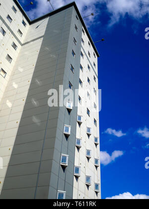 Teesside University Middlesbrough Campus central area with Students ...